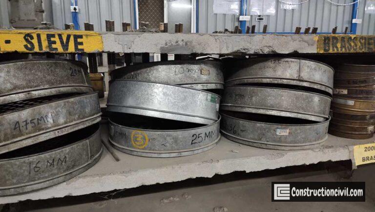 Sieve Analysis Of Coarse Aggregate Test - Construction Civil
