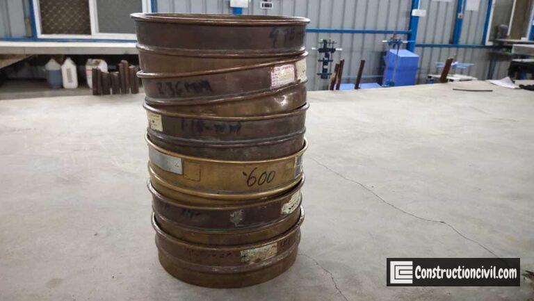 Determination Of Sieve Analysis For Fine Aggregate