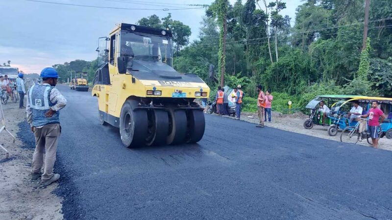 Dense Bituminous Macadam (DBM) Preparation And Laying Methodology